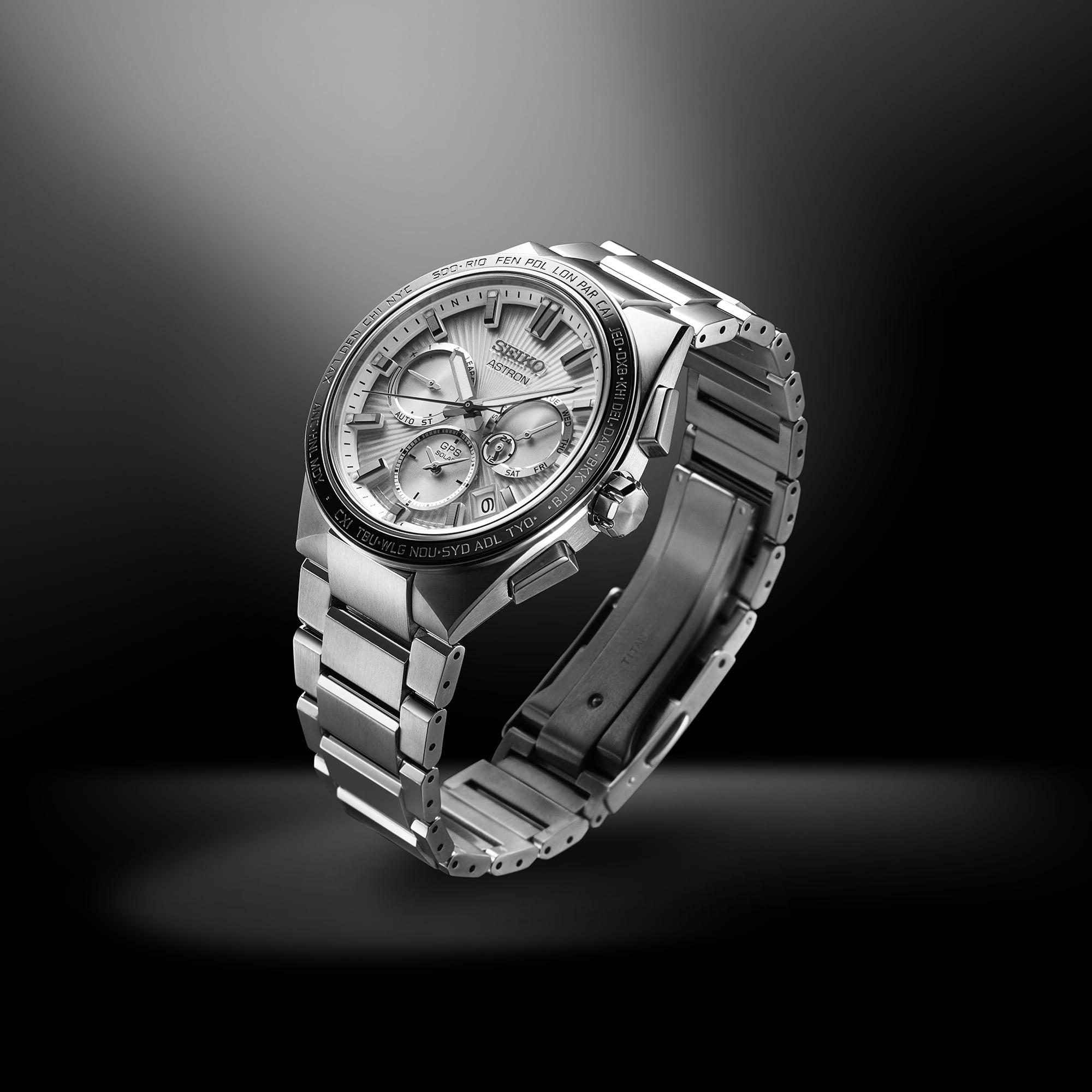 Astron 'Sunray Silver Lining' GPS Solar 5X | Seiko Boutique | The ...