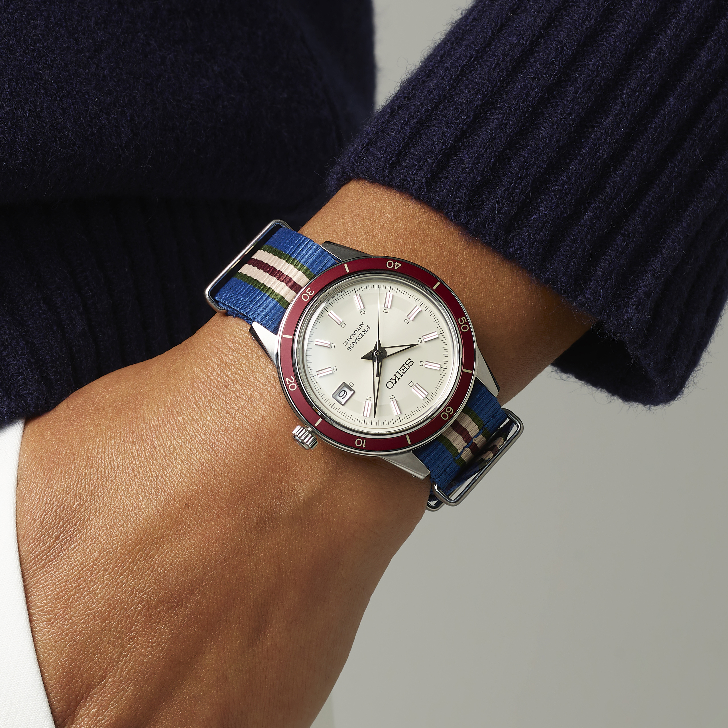 Seiko 'Industrious Craftsmanship' NATO Strap 20mm SP21032H | Seiko ...
