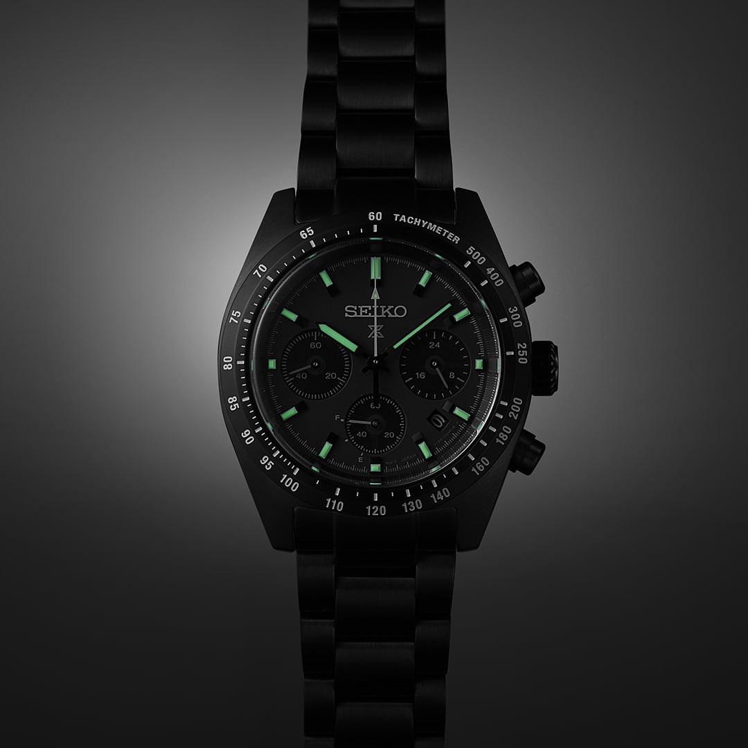 Prospex Black Series ‘Night Speedtimer’ Solar Chronograph | Seiko ...