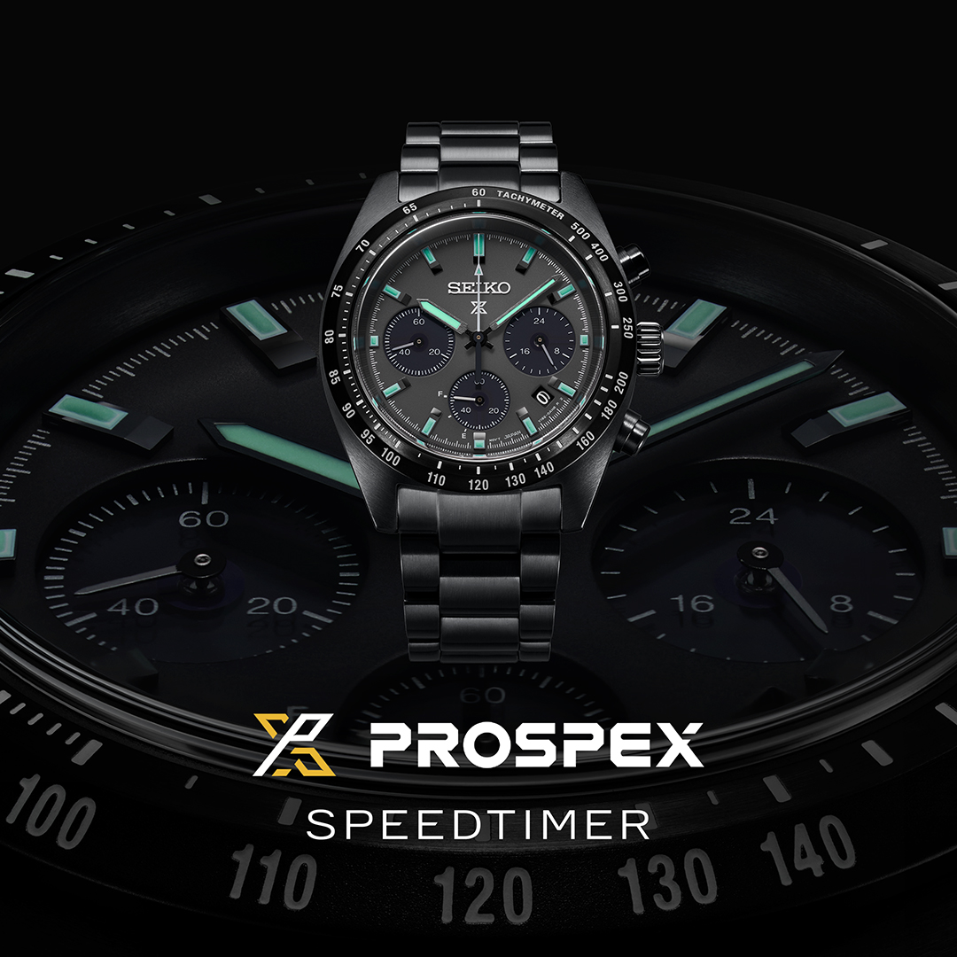 Prospex Black Series ‘Night Speedtimer’ Solar Chronograph | Seiko ...