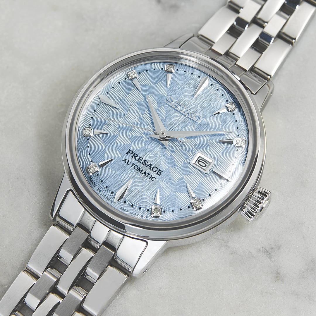 Presage Cocktail Time 'Skydiving' Diamond Twist | Seiko Boutique | The ...