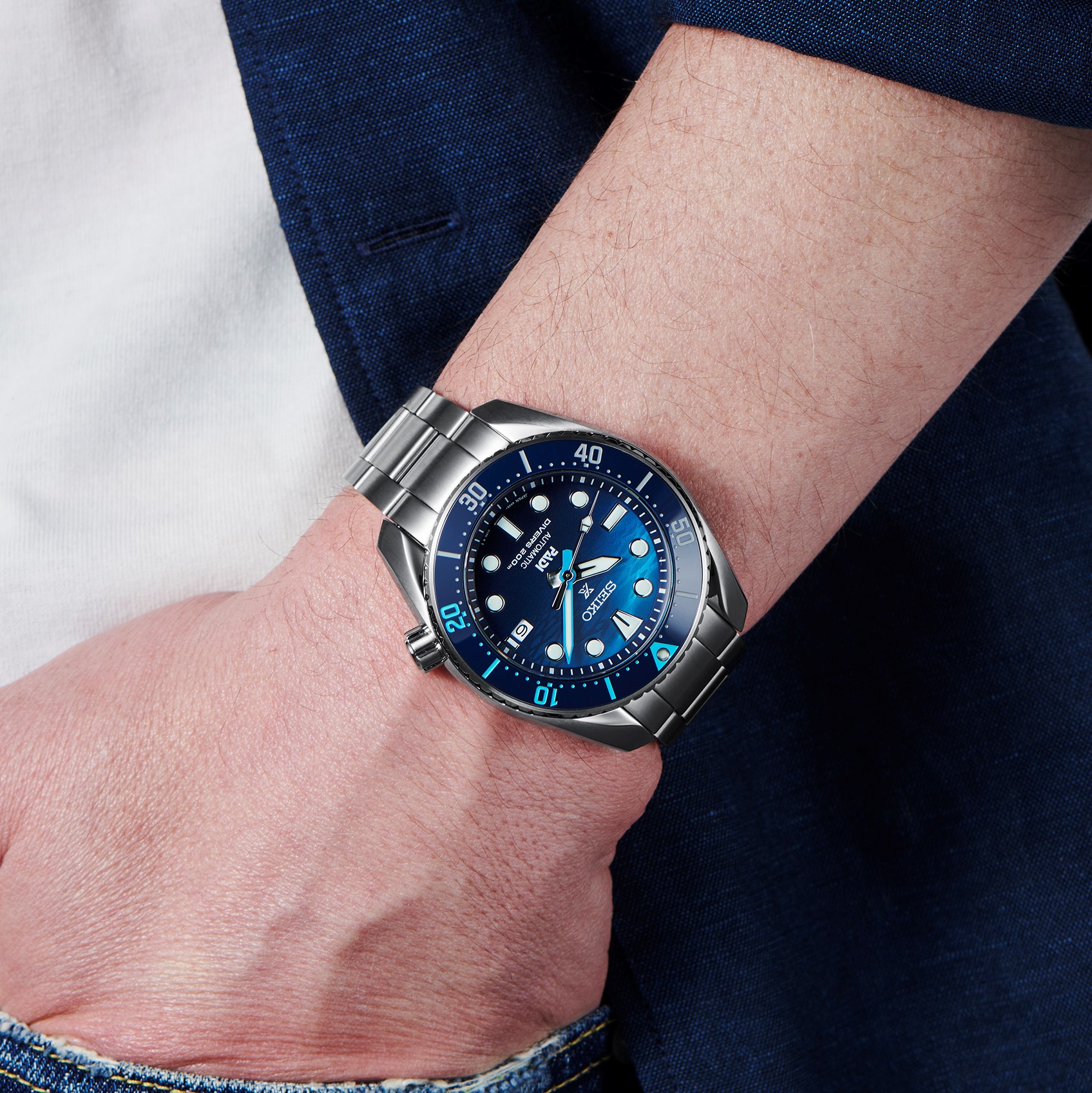 Prospex 'Great Blue' 'Sumo' Scuba PADI Special Edition SPB375J1 | Seiko ...