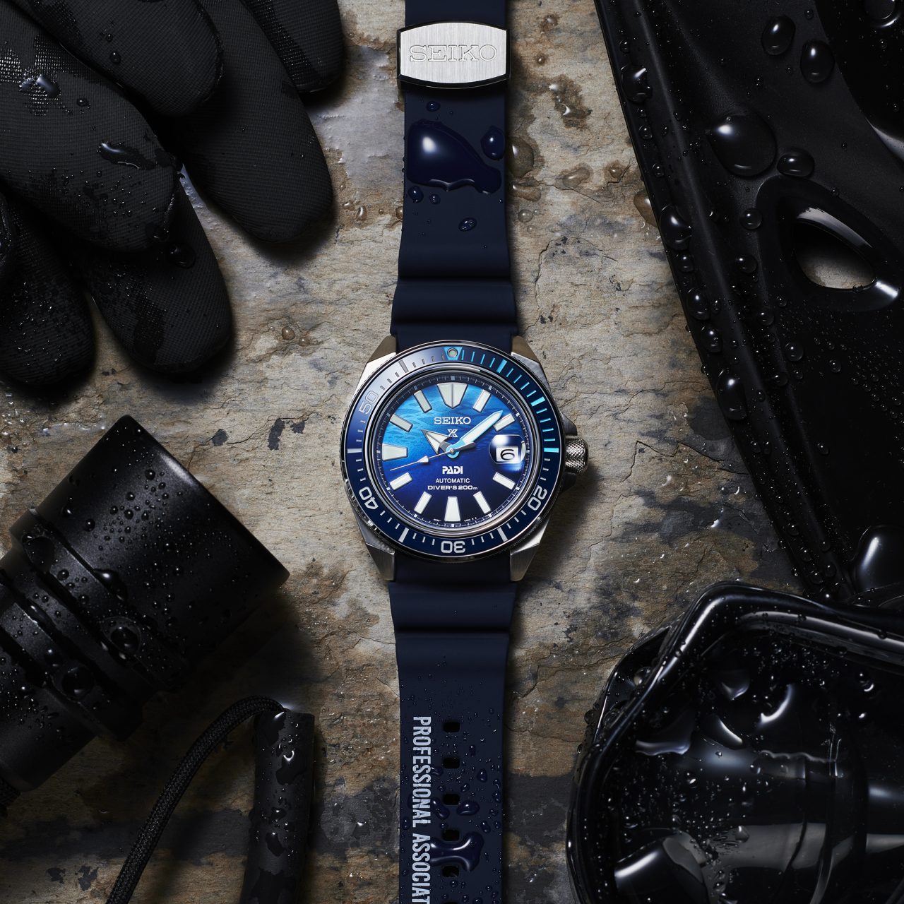 Prospex 'Great Blue' Samurai Scuba PADI Special Edition | Seiko ...