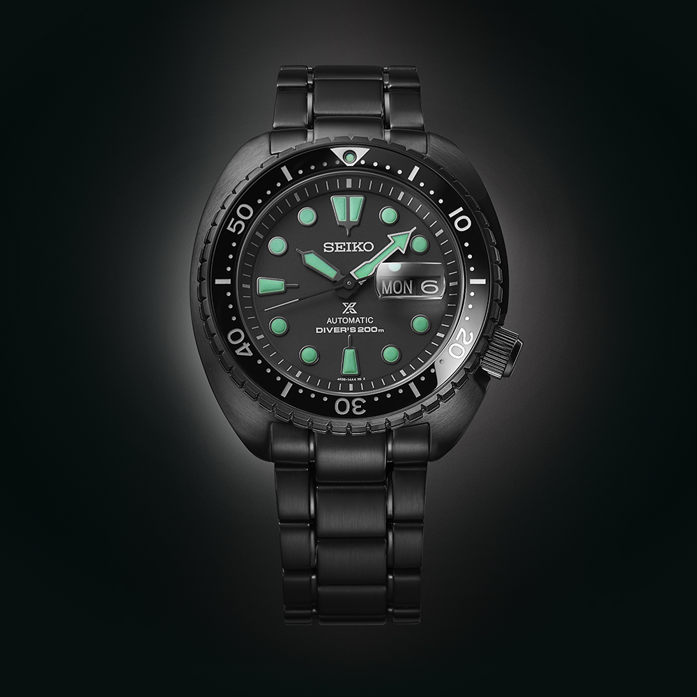 Prospex Black Series 'Night Vision' 'Turtle' Diver | Seiko Boutique ...