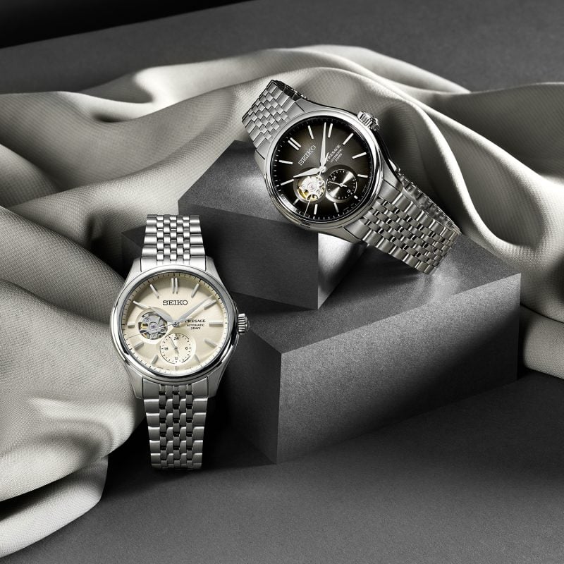 Seiko Presage Classic Series 'Sumi-iro' Open heart SPB471J1 | Seiko ...
