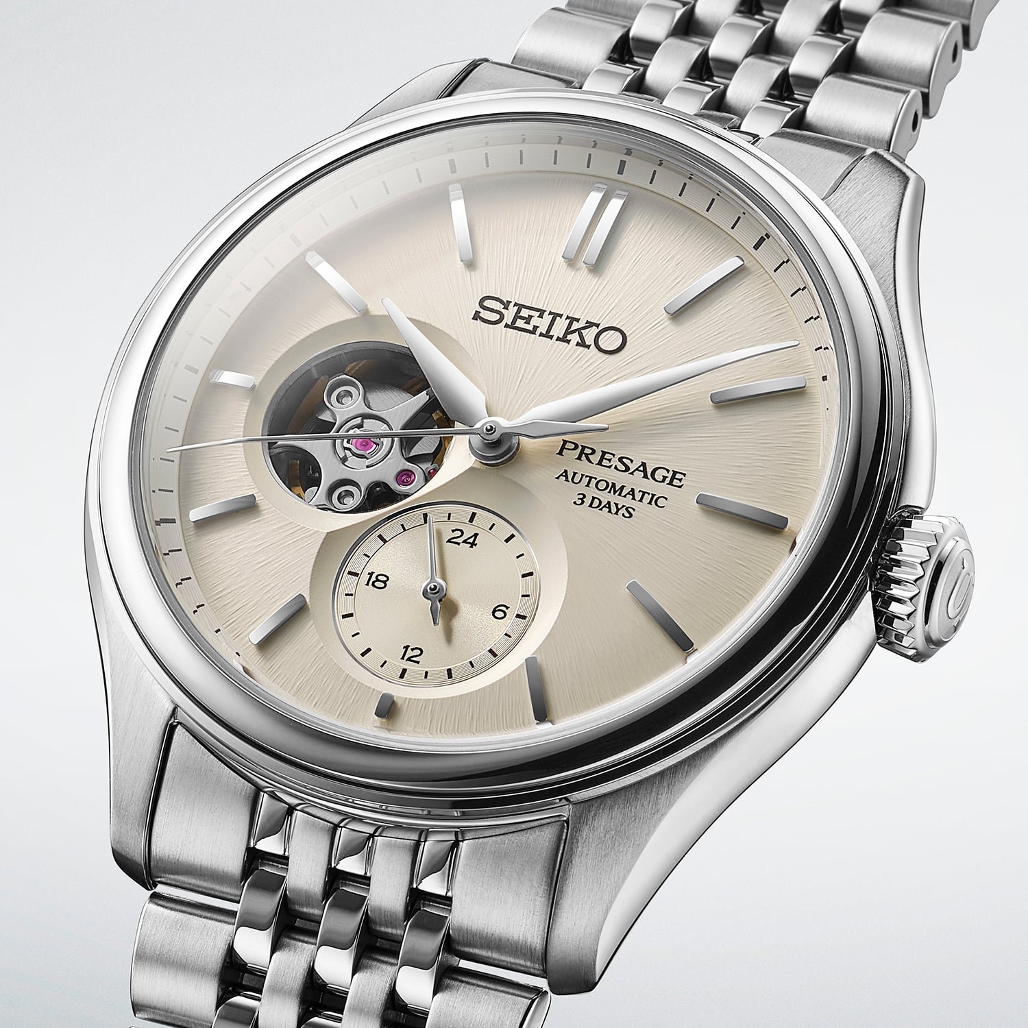 Seiko Presage Classic Series 'Shiro-iro' Open heart SPB469J1 | Seiko ...