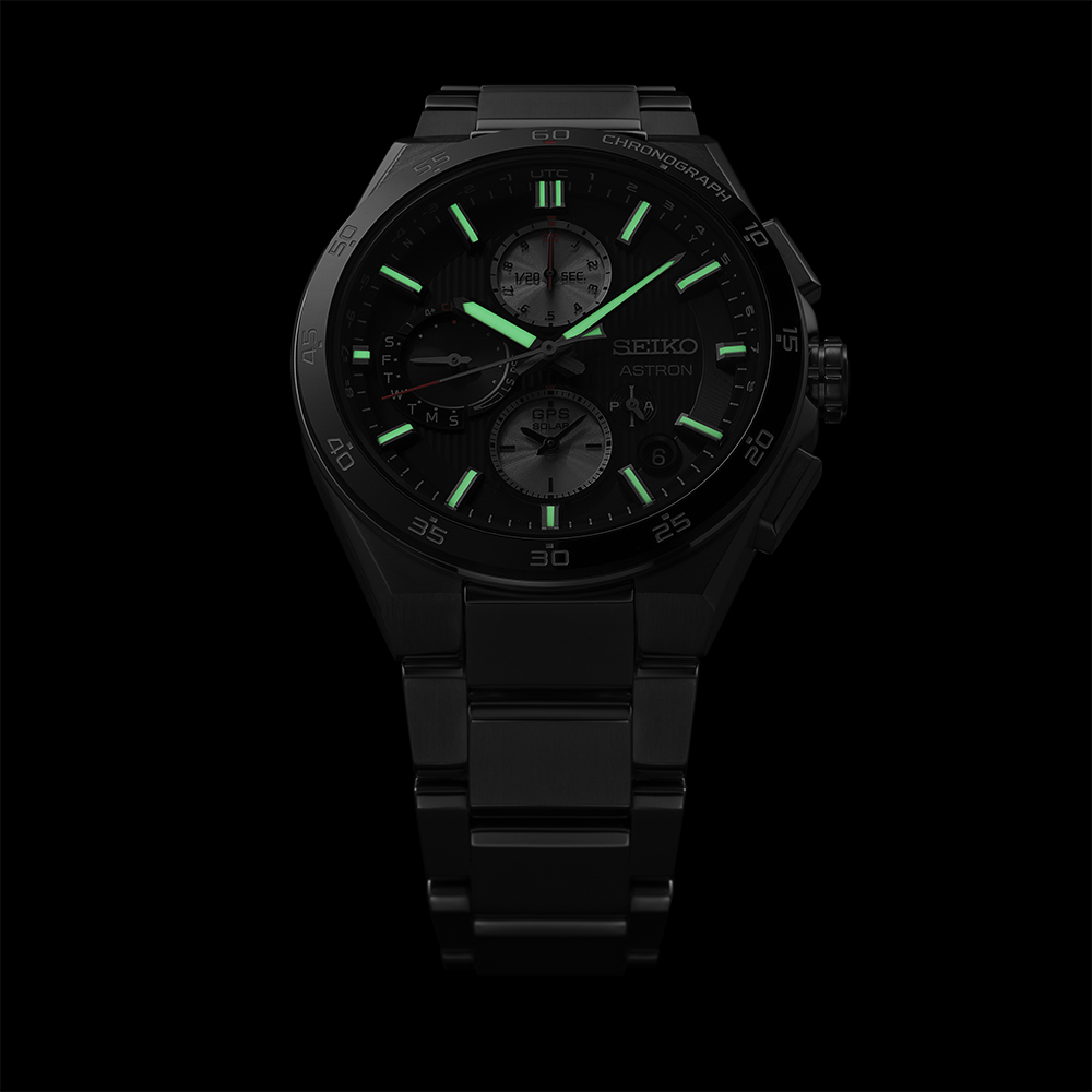 Astron ‘Night black’ 5X GPS Solar Chronograph SSH151J1 | Seiko Official ...