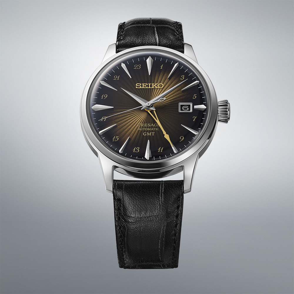 Presage 'Rusty Nail' Cocktail Time GMT SSK039J1 | Seiko Official UK ...