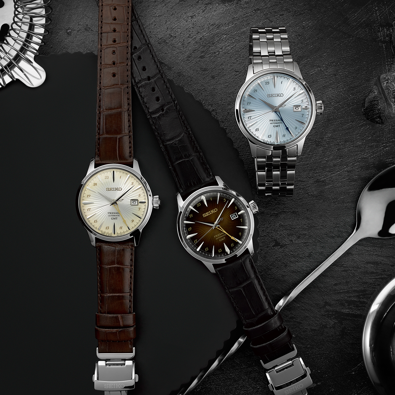 Presage 'Skydiving' Cocktail Time GMT | Seiko Boutique | The Official ...