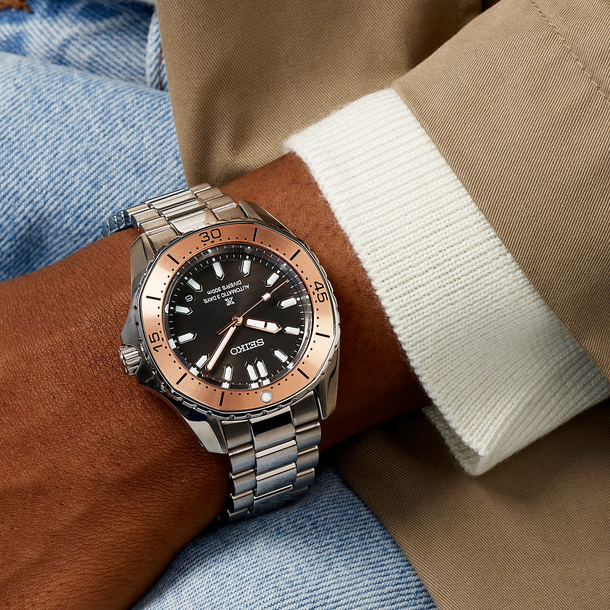 Seiko Prospex Diver's Watch – Polygonal in Ocean grey & bronze tone | Seiko Boutique | The ...