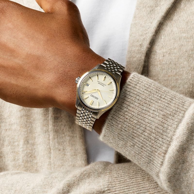 Seiko Presage Classic Series in Delicate Cream Silk SPB478J1 | Seiko ...