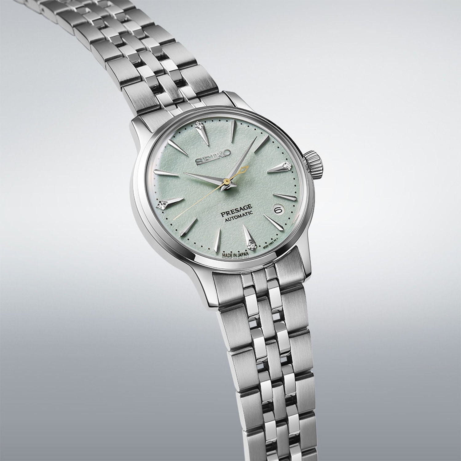 Presage 'Frozen Mojito' Diamond Cocktail Time 34mm | Seiko Boutique ...