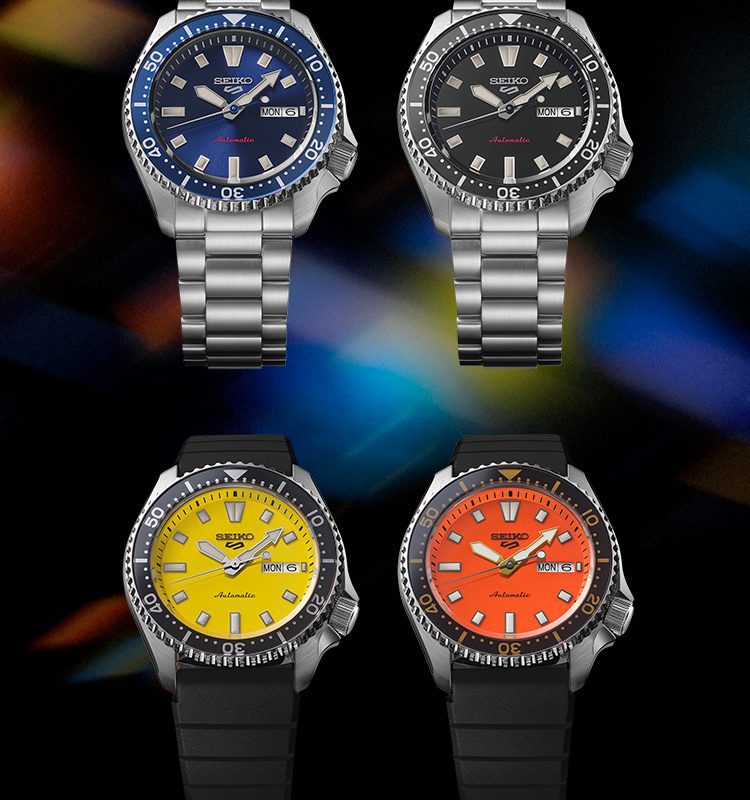 Seiko 5 Sports SKX Redux in Ki-iro Yellow SRPL87K1 | Seiko Official UK ...