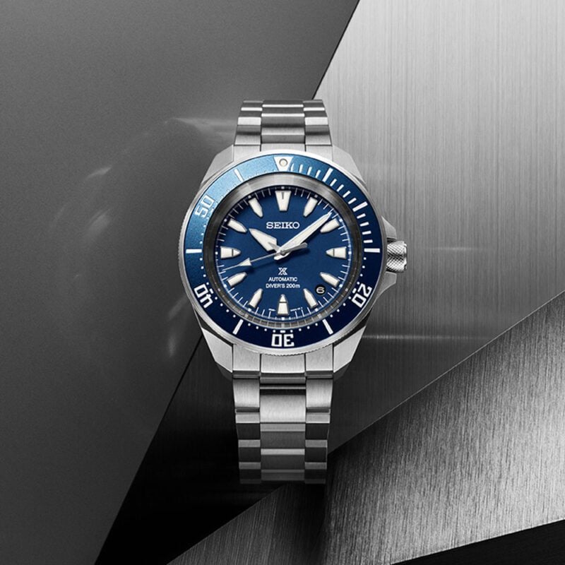 Seiko Prospex 4R Compact Mechanical Diver's Watch in Cobalt Blue SRPL51 ...