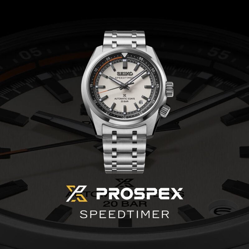 Seiko Speedtimer 6R ‘Compact Countdown’ in grey-white contrast SPB513J1 ...