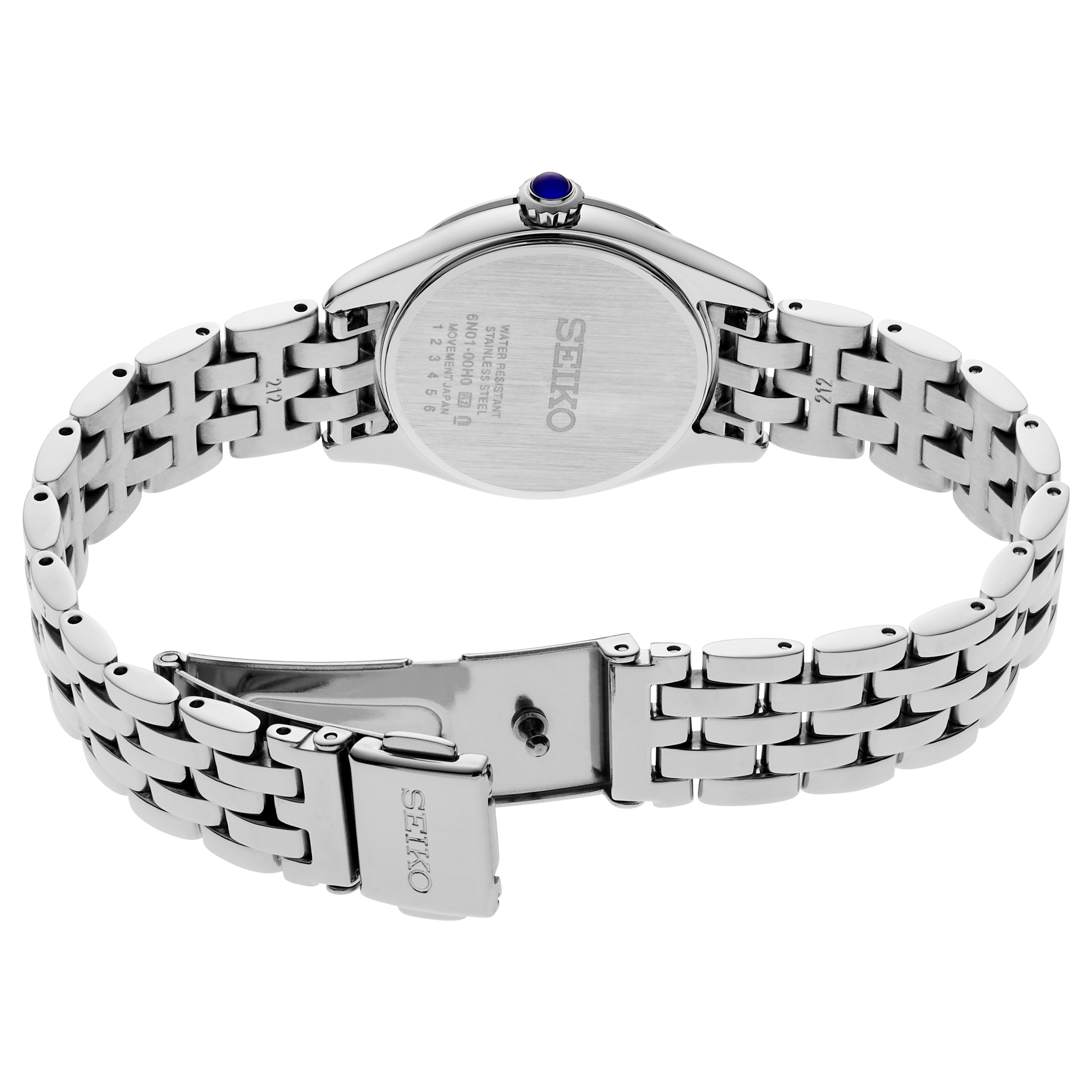 Ladies' Round Crystal Quartz Watch with Crystal-set bezel SUR539P1 ...