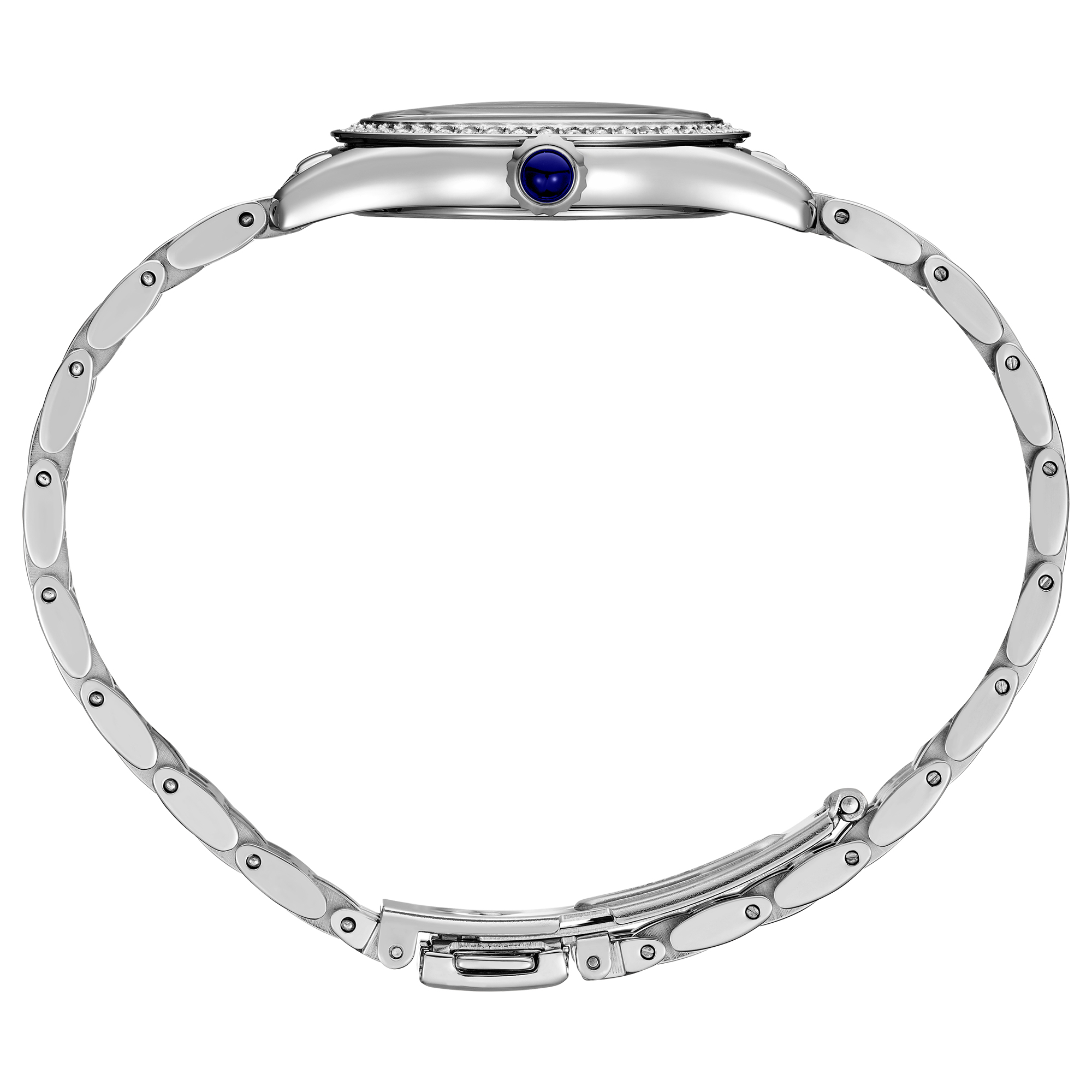 Ladies' Round Crystal Quartz Watch with Crystal-set bezel SUR539P1 ...