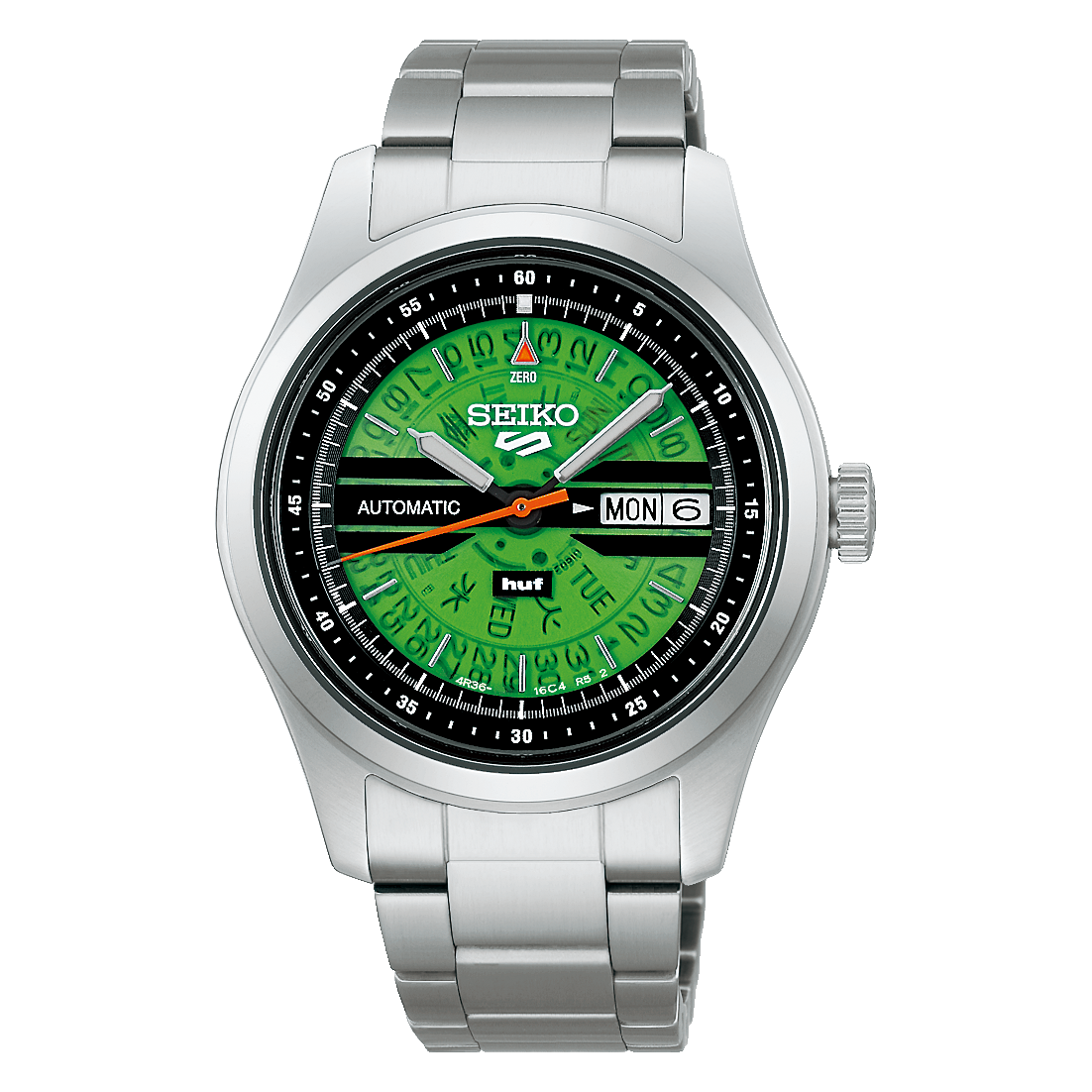 Seiko 5 Sports x HUF II Limited Edition Collaboration SRPM09K1 | Seiko ...